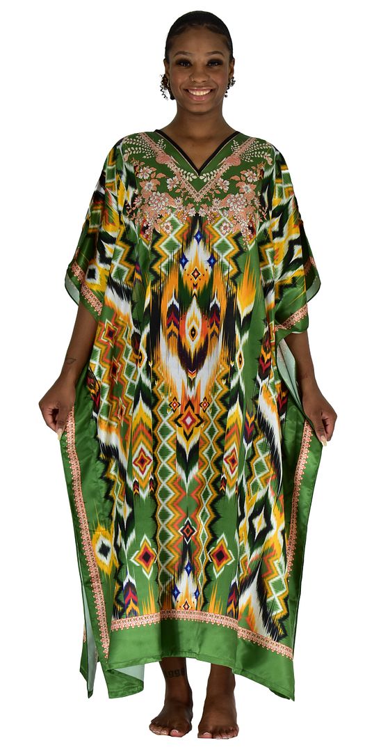 Up2date Fashion Satin Caftans Collection in Many Unique Digital Prints ...