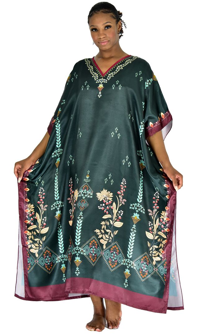 Up2date Fashion Satin Caftans Collection in Many Unique Digital Prints ...