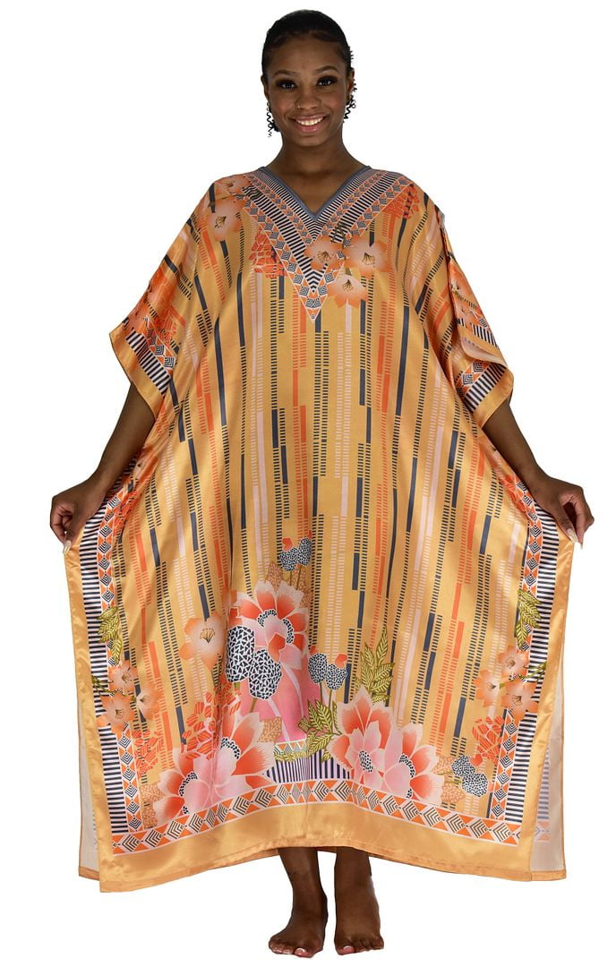Up2date Fashion Satin Caftans Collection in Many Unique Digital Prints ...
