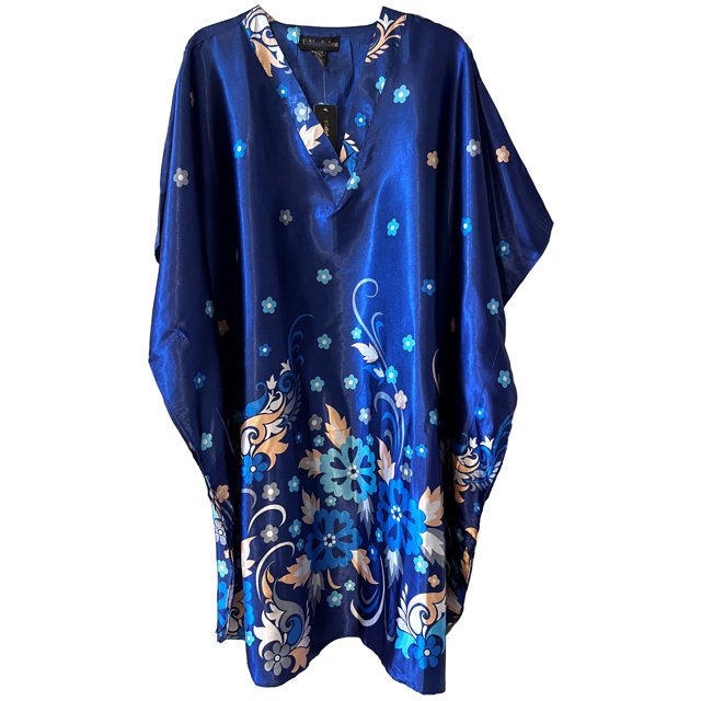 Up2date Fashion's Women's Short Caftan / Kaftan / Muumuu / Mumu, Floral ...