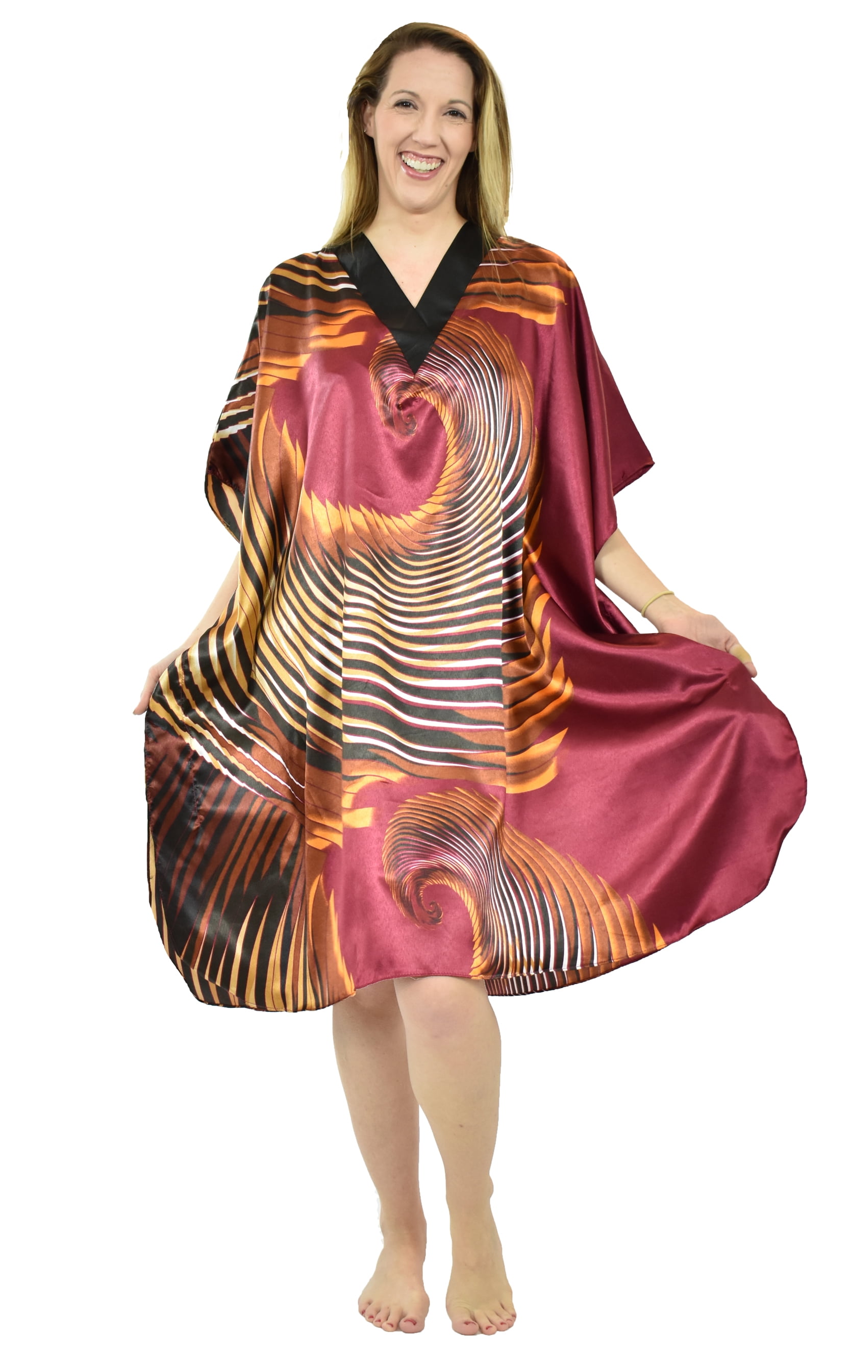 Up2date Fashion's Women's Short Caftan / Kaftan / Muumuu / Mumu, Galaxy ...