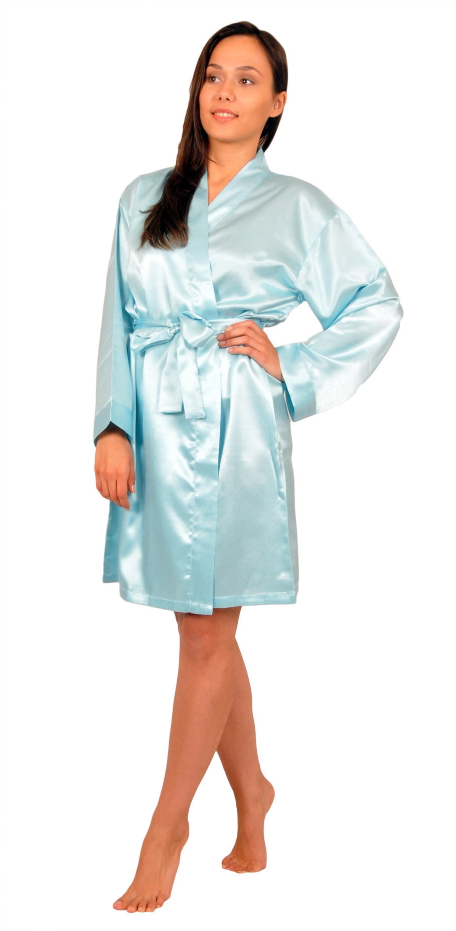 Up2date Fashion's Women's Solid-Color Short Robe - Walmart.com