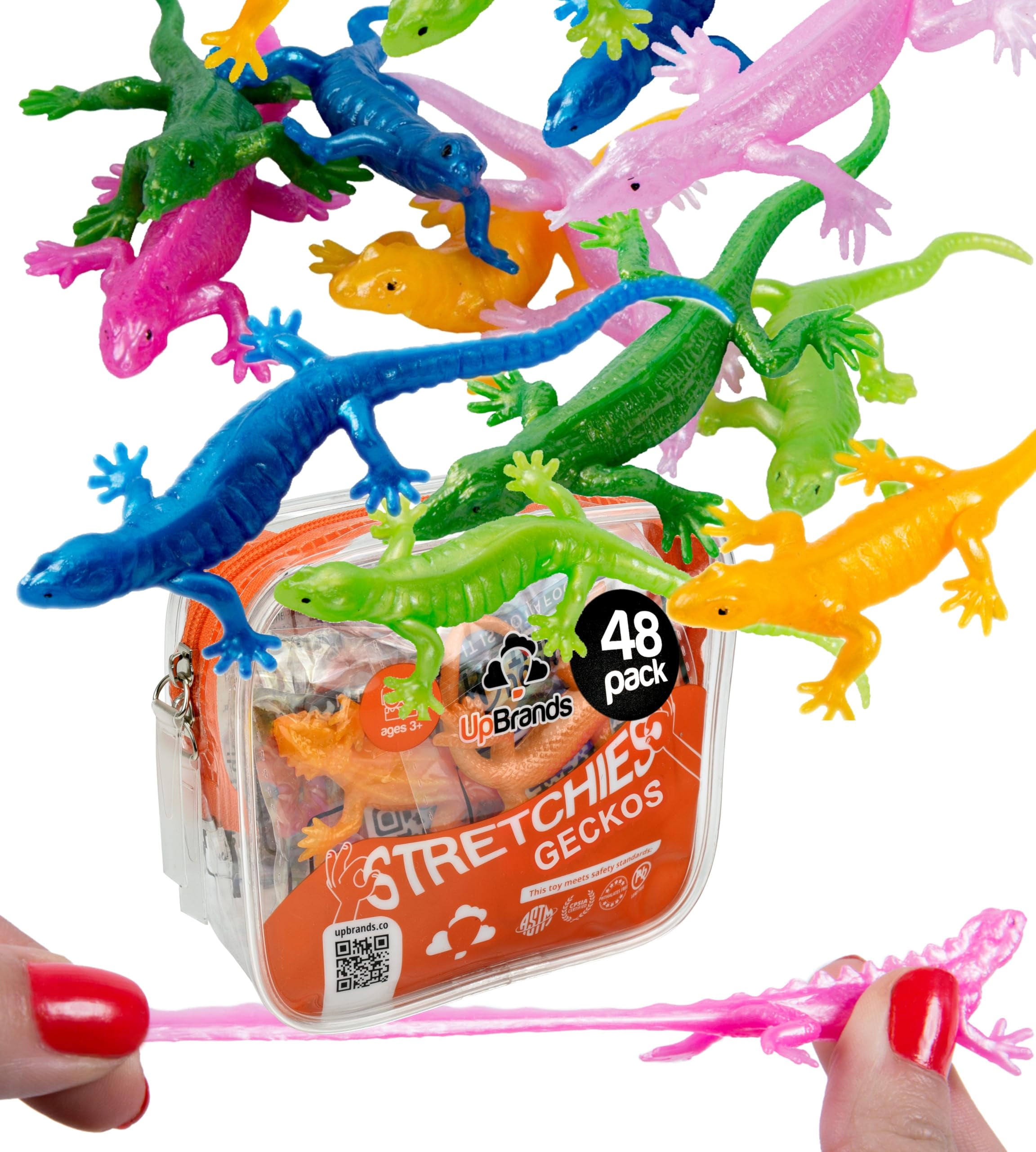 UpBrands Rubber Lizards Toys Bulk Set, BSL1 Preschool Valentine Kit for ...