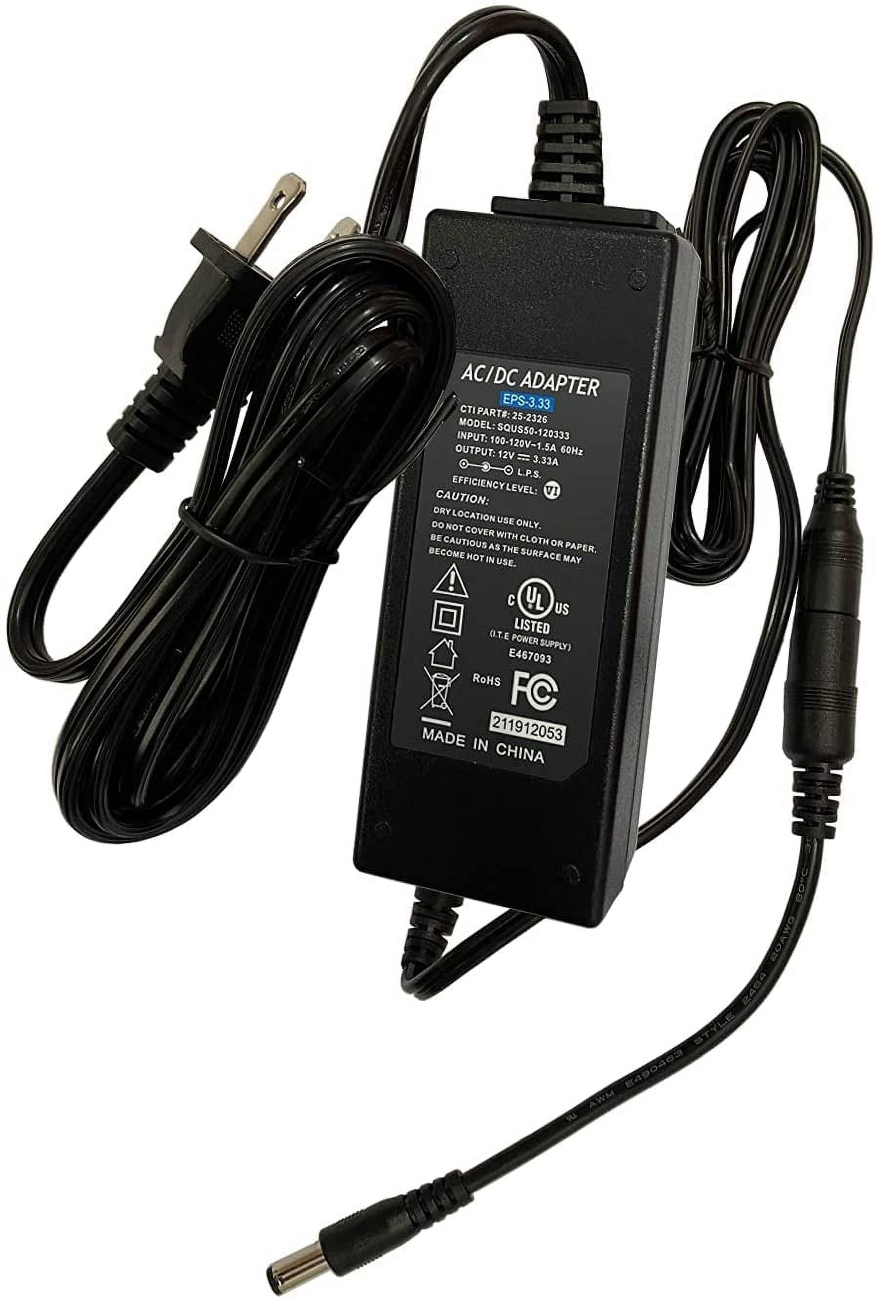 UpBright 12V AC/DC Adapter Compatible for Elo Touch ET 1502L ET1502L E045538 E318746 E396119 ...