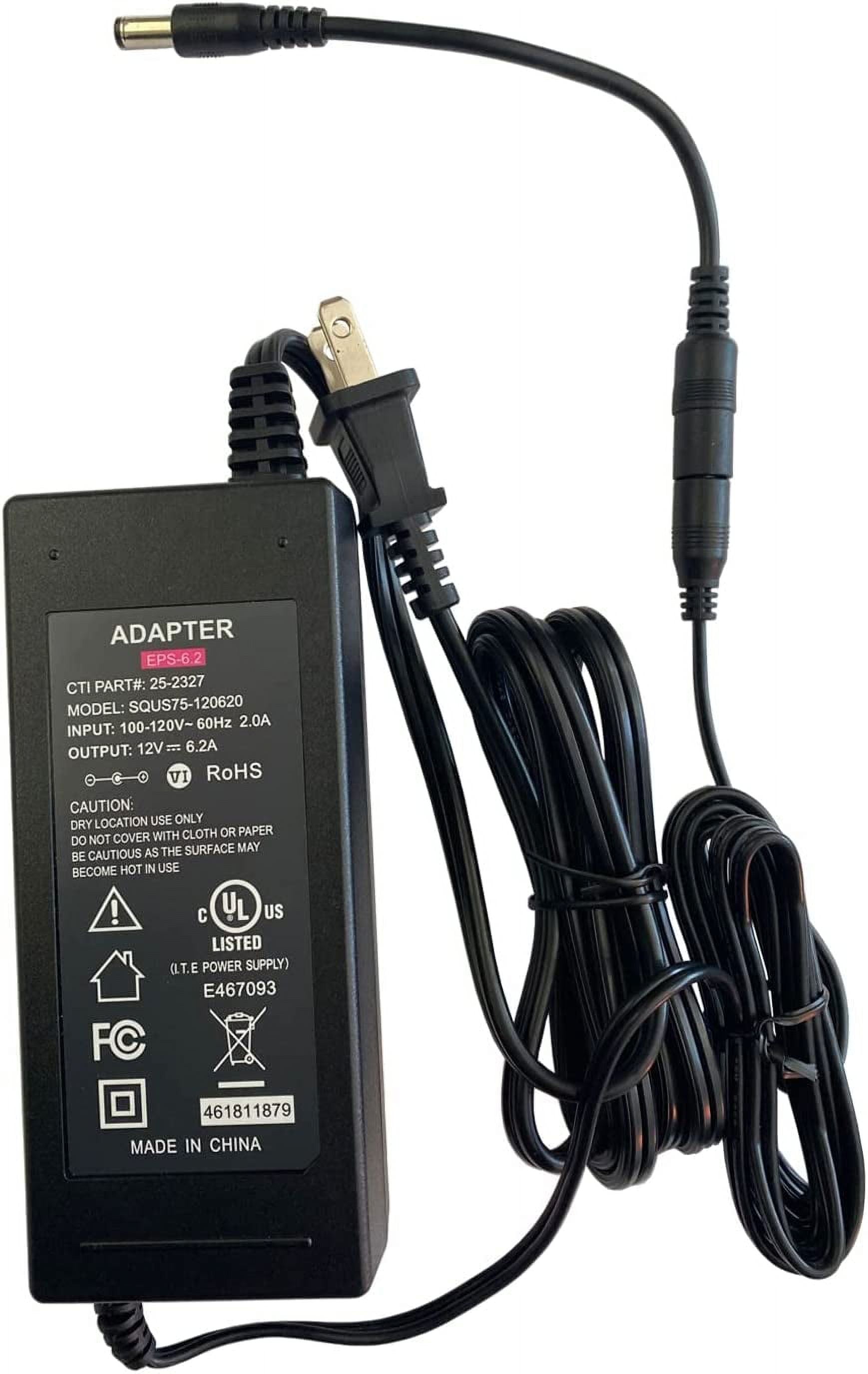 12V AC/DC Adapter Compatible for G-Technology G-RAID 6TB 0G01975 4TB ...