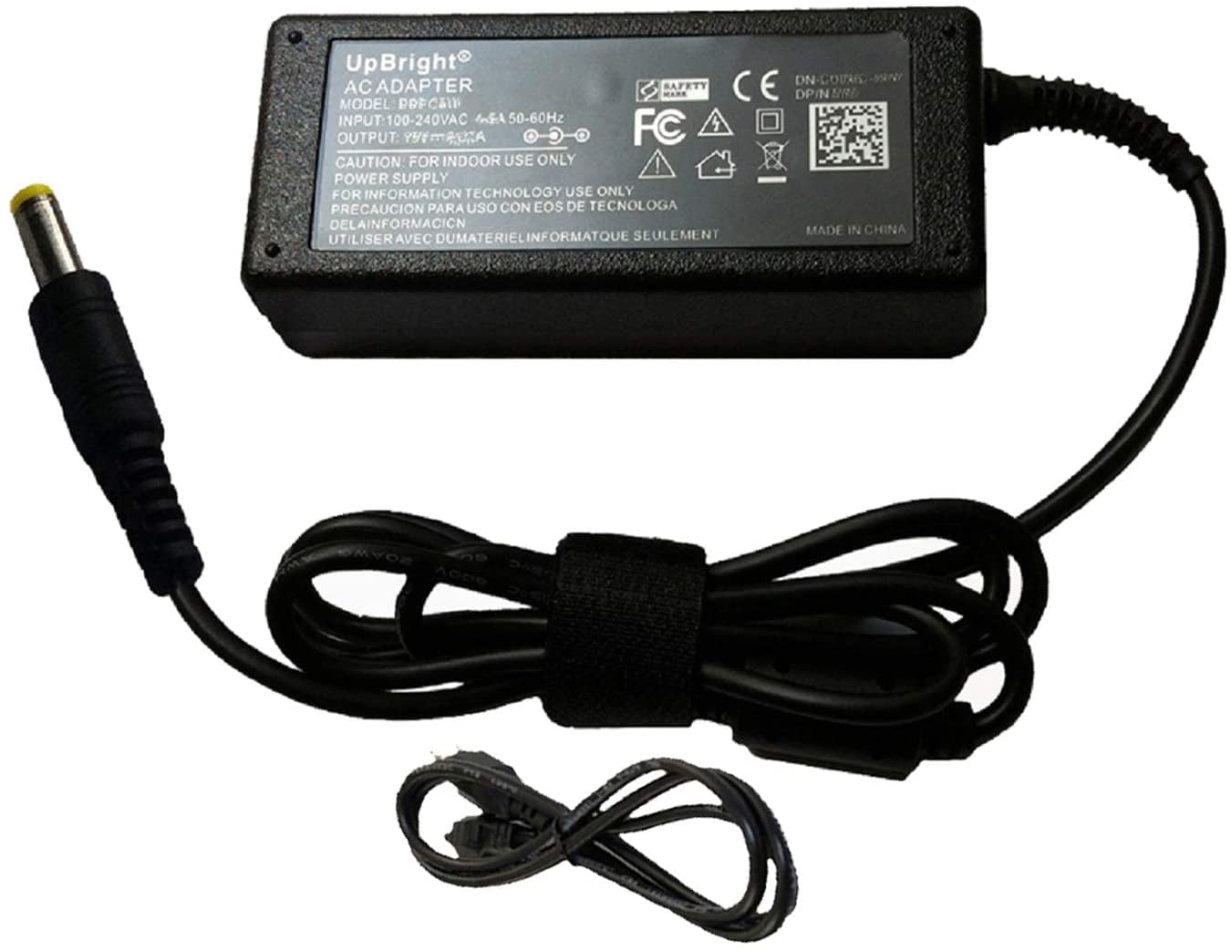 UpBright 19V 2.1A 40W AC/DC Adapter Compatible for System76 Galago Pro ...