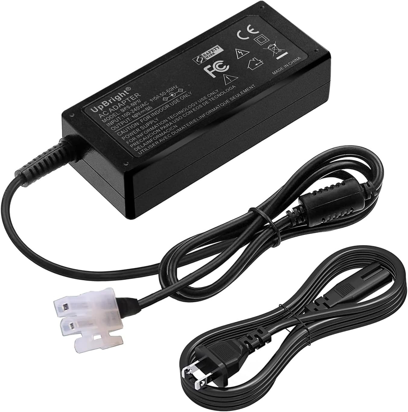 2-Pin AC/DC Adapter Compatible for O-R-K-I-N Serta Ergomotion Keeson ...