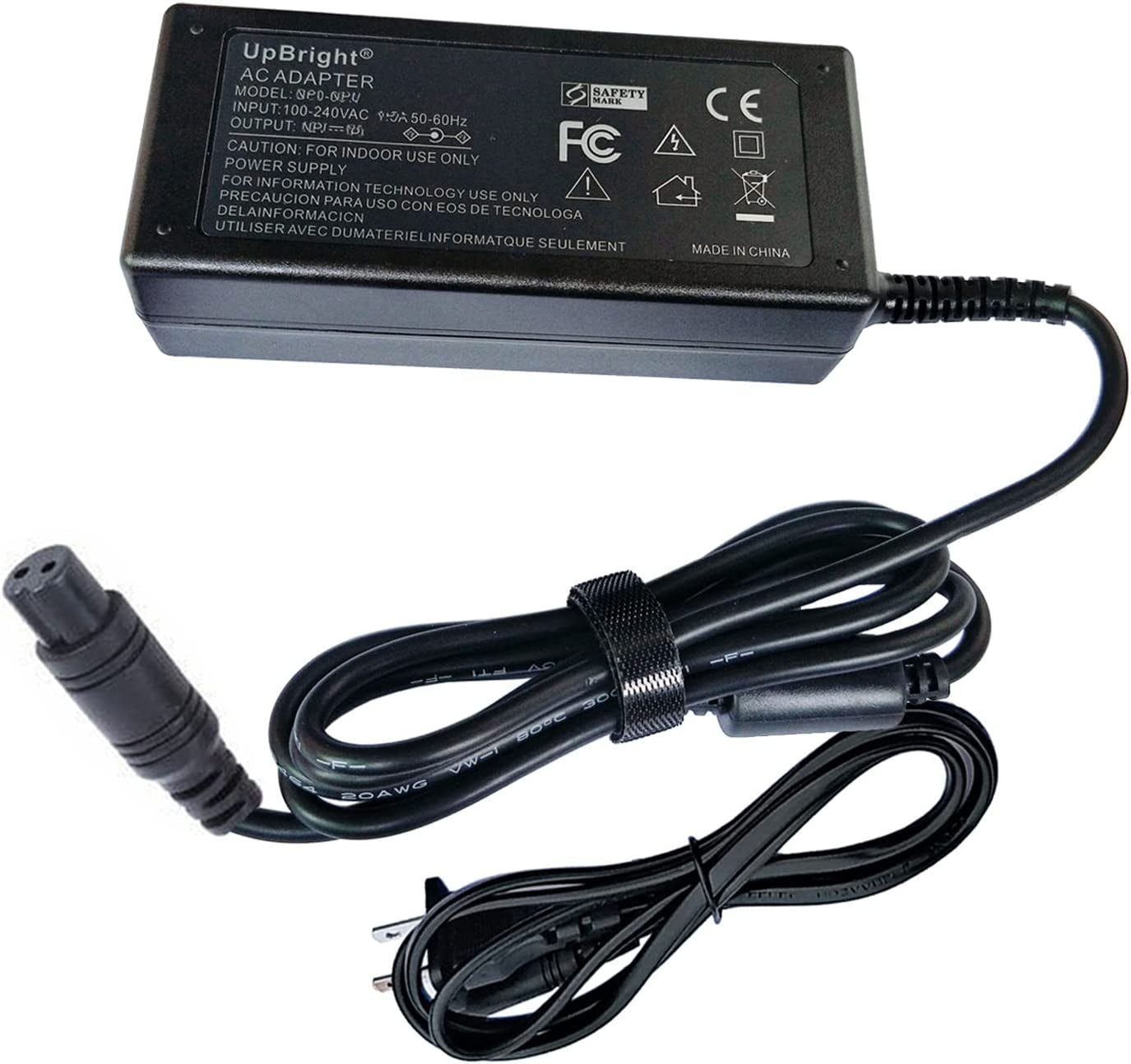 2-Prong 12V AC/DC Adapter for CWT KPL-060F-VI KPL-060FVI KPL060FVI Channel Well Technology for ...