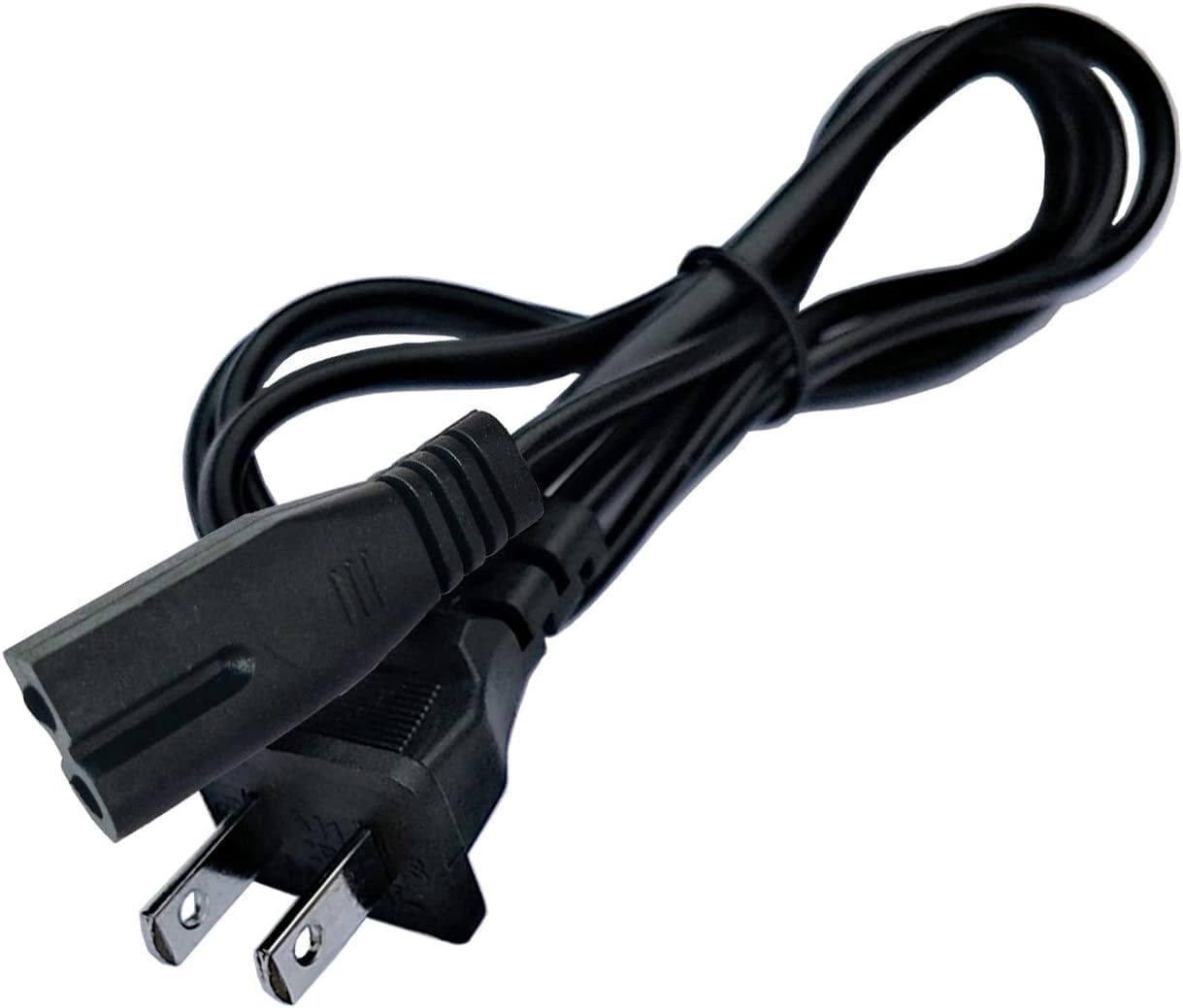 2-Prong AC IN Power Cord Outlet Socket Cable Plug Lead Compatible for ...