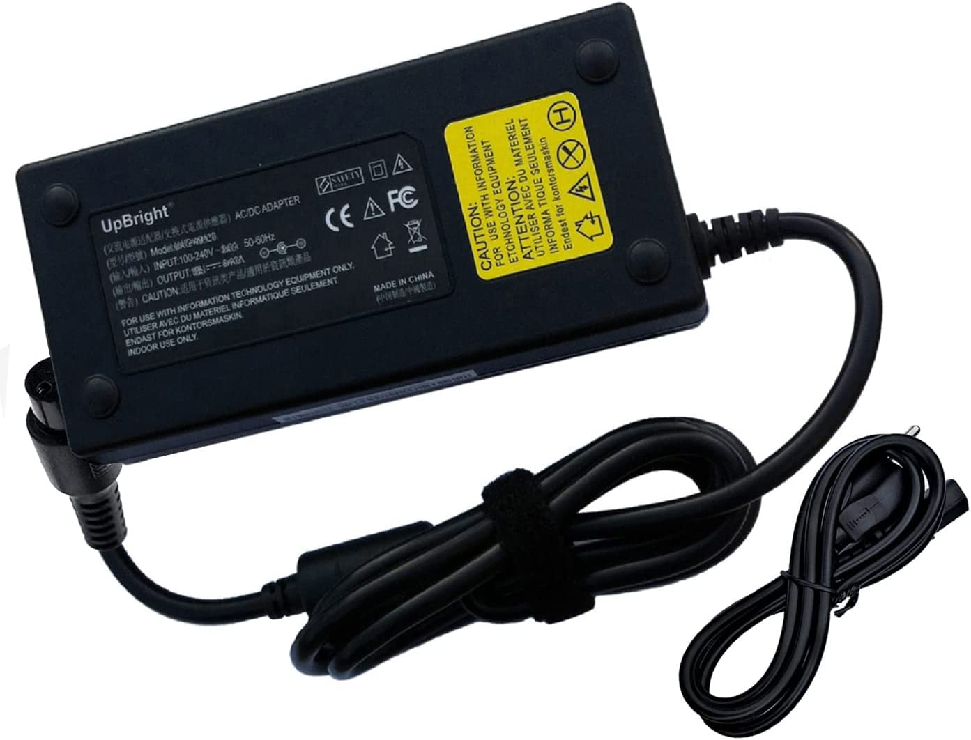 UpBright 3-Prong 54.6V AC/DC Adapter Compatible for Evercross Model No ...