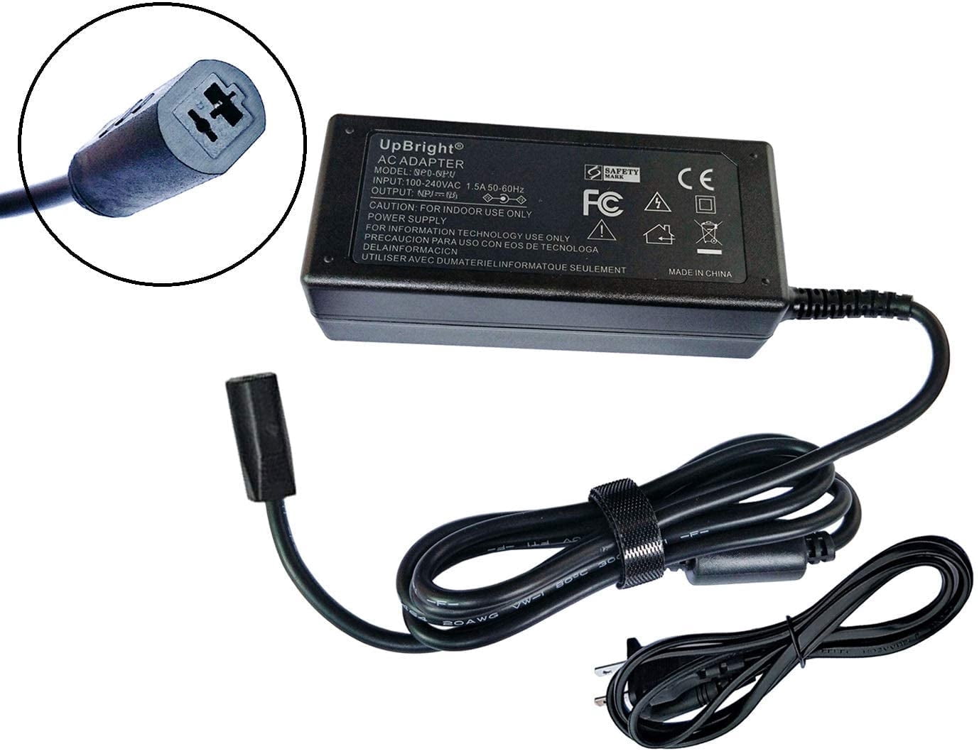 2-Prong 29V AC / DC Adapter for Lift Chair Electric Power Recliner LAZY ...