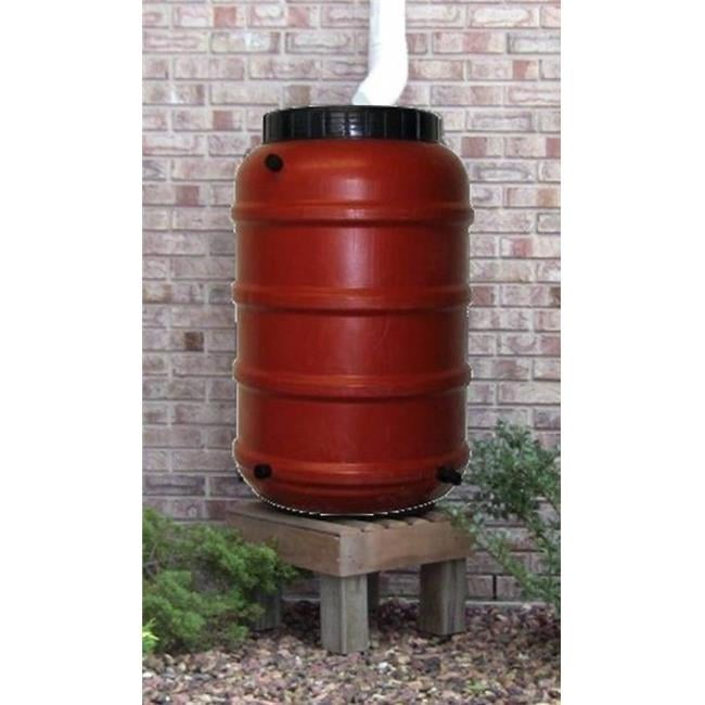 UpCycle Products Large 50 gal Outdoor Terra Cotta Rain Barrel Saver ...