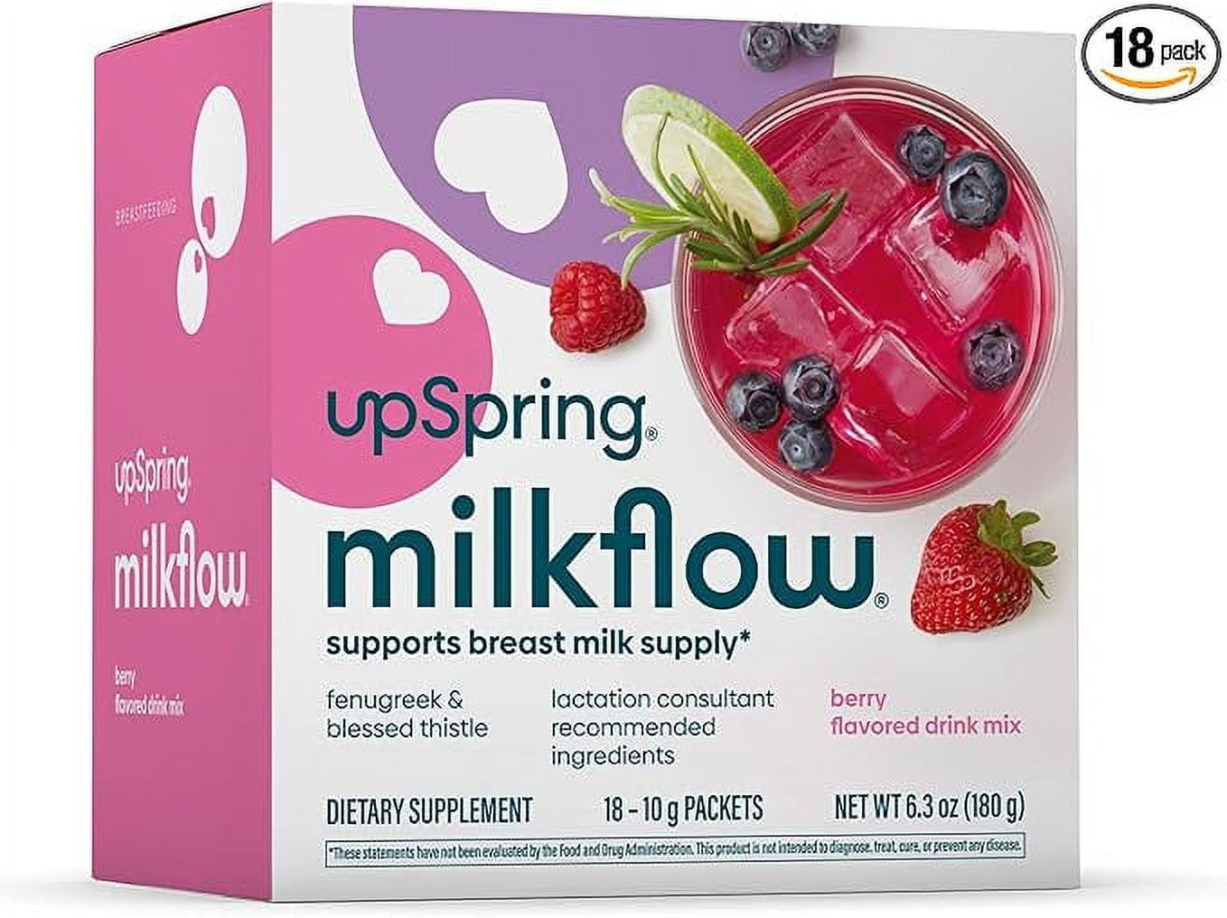 UpSpring Milkflow Lactation Supplement Drink Mix – Milk Lactation ...