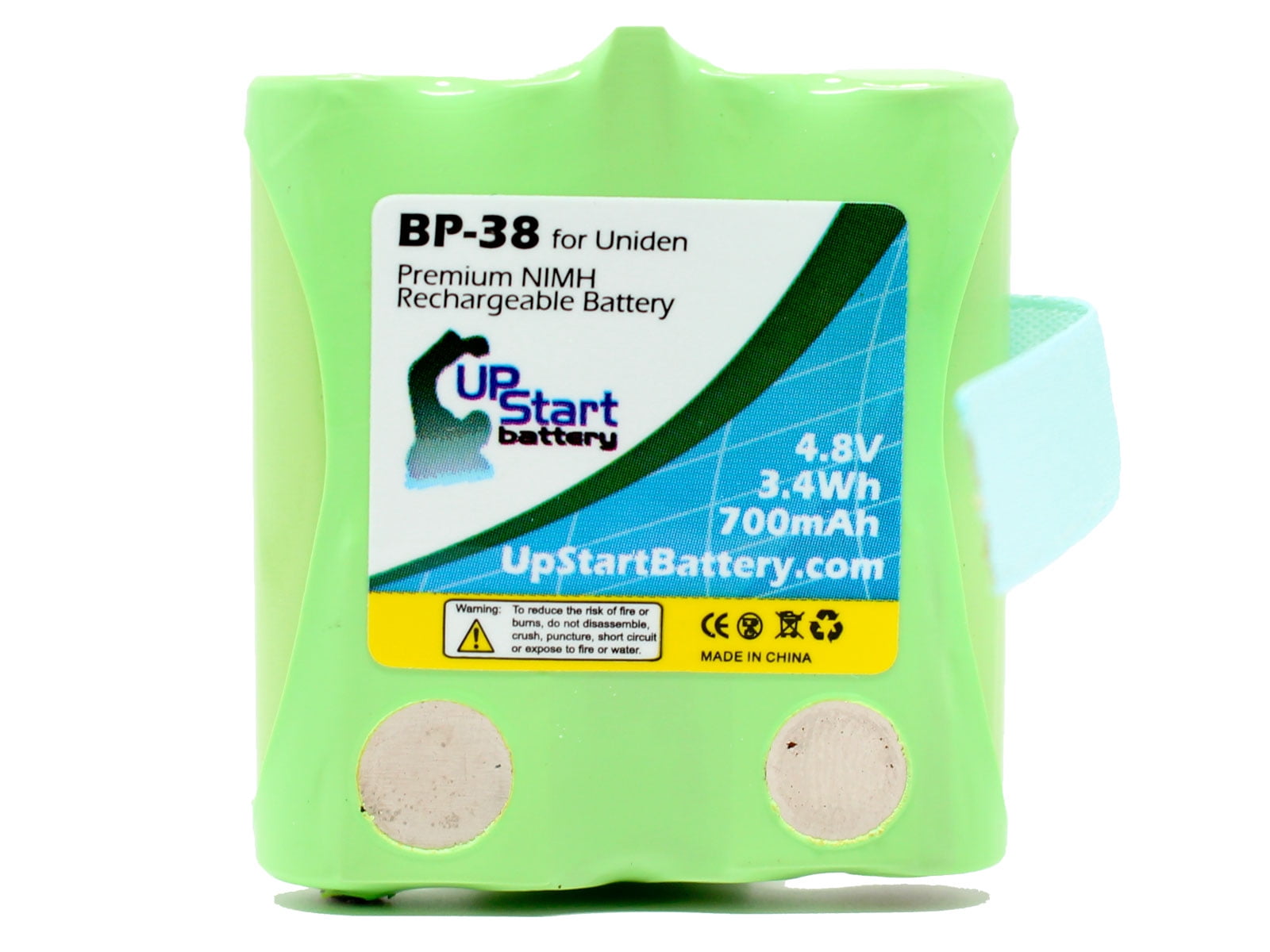 UpStart Battery Uniden BP-38 Battery - Replacement for Uniden Cordless Phone Battery (700mAh, 4 ...