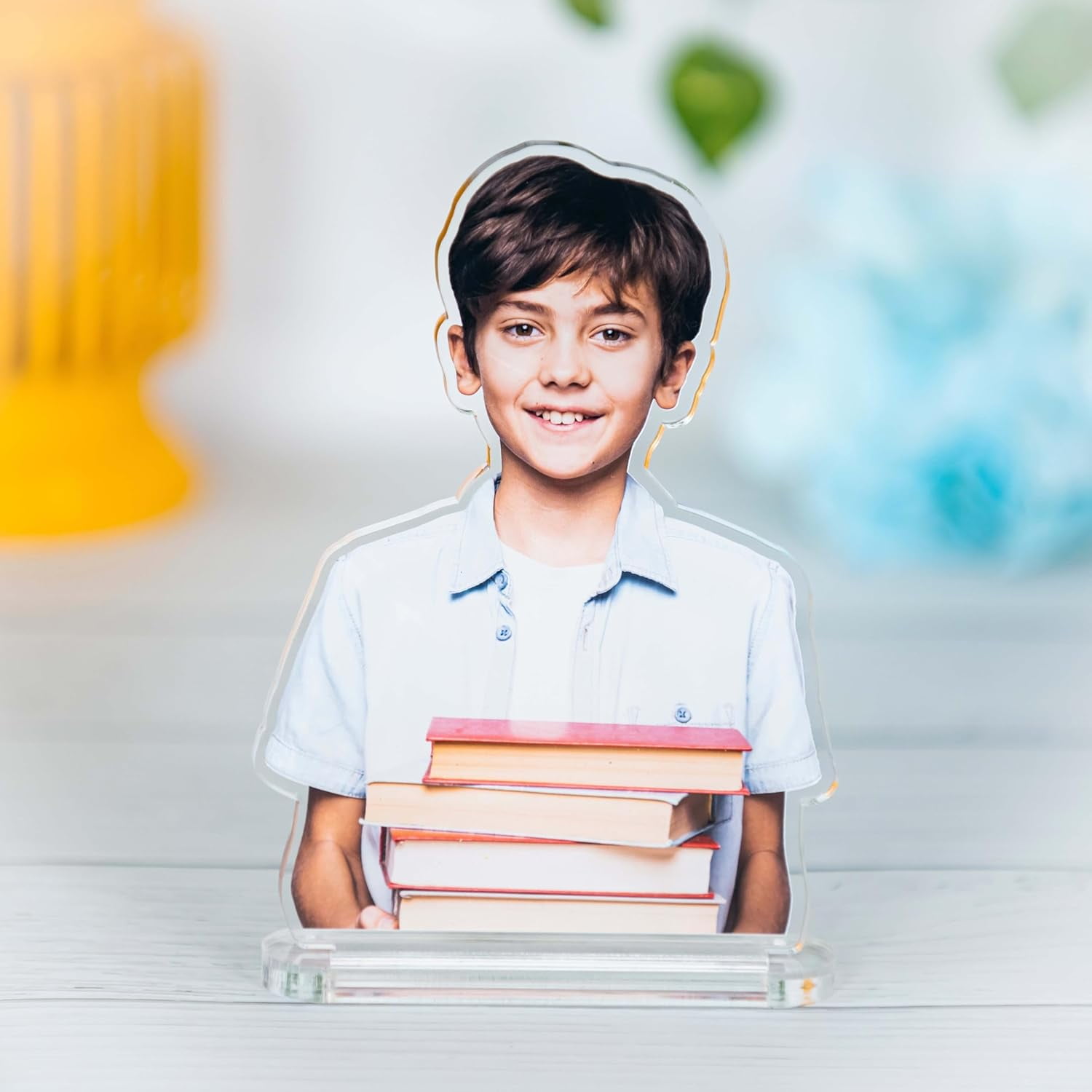 Upaharam Customised Single Person Premium Acrylic Cutout Photo Frame ...