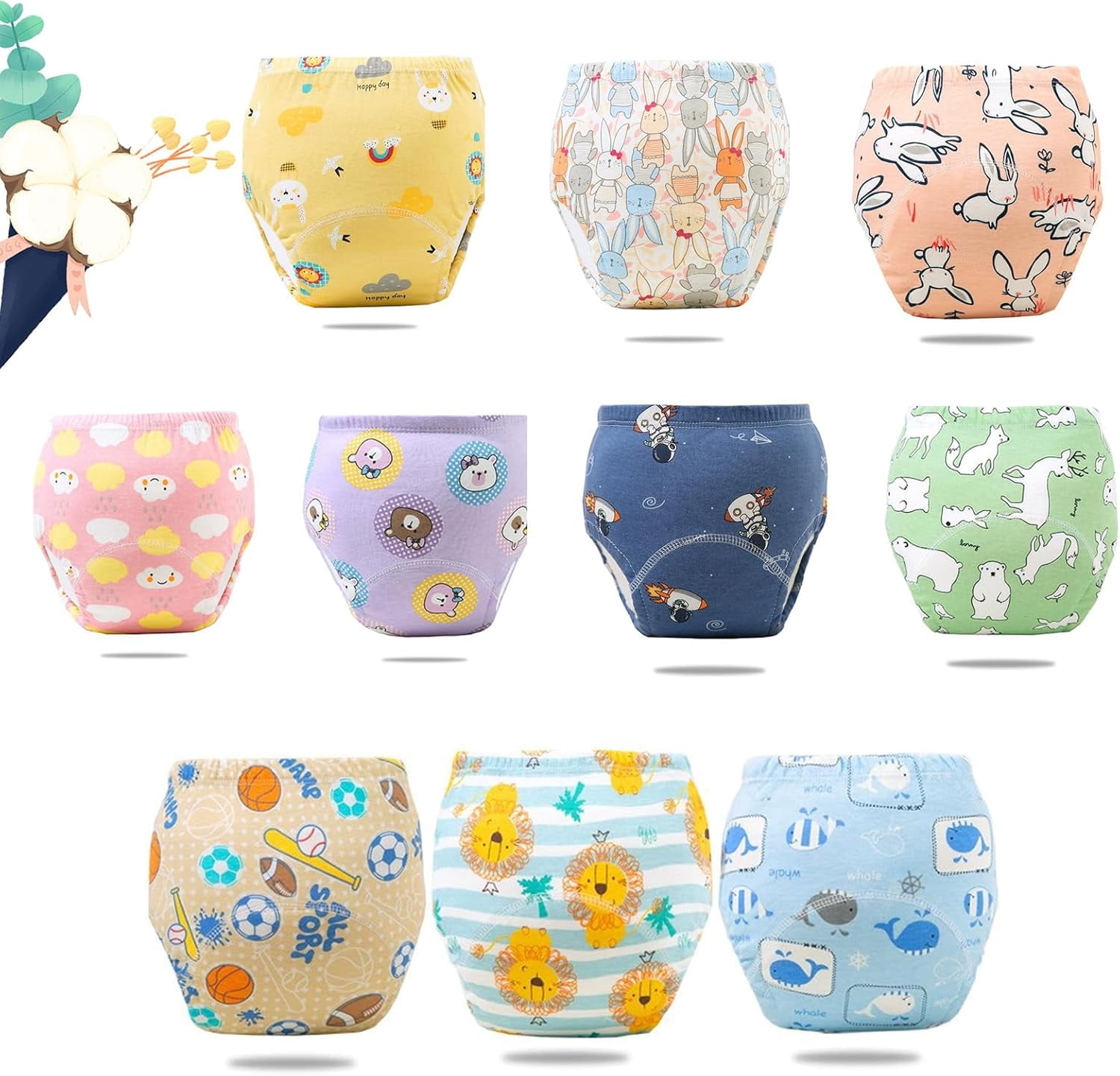 Upairy Potty Training Underwear, Upairy Training Pants for Boys Girls ...