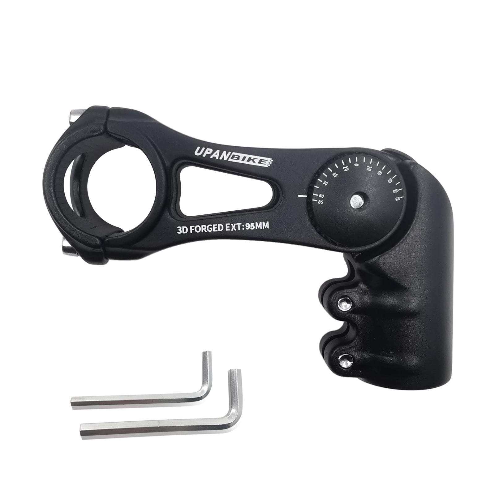 Upanbike Bike Stem Bicycle Adjustable Stem Riser Adaptor 31.8mm ...
