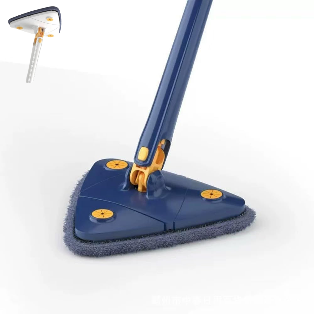 Upattend Triangle Mop, 360° Rotatable Adjustable Cleaning Mop, Triangle ...
