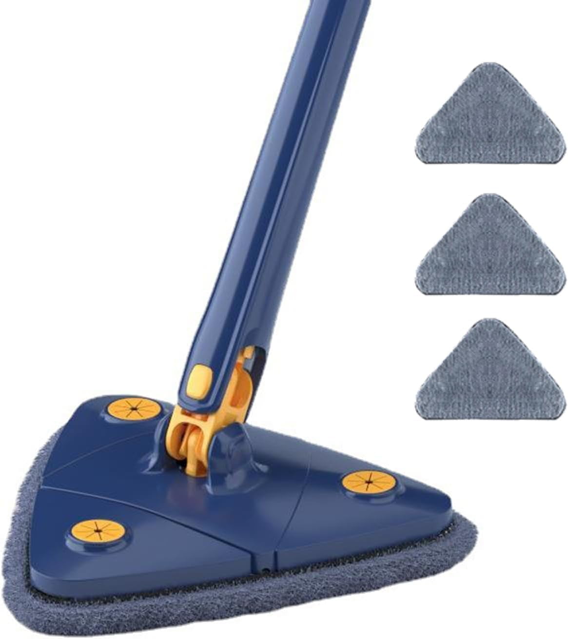 Upattend Triangle Mop, 360° Rotatable Adjustable Cleaning Mop, Wet and ...