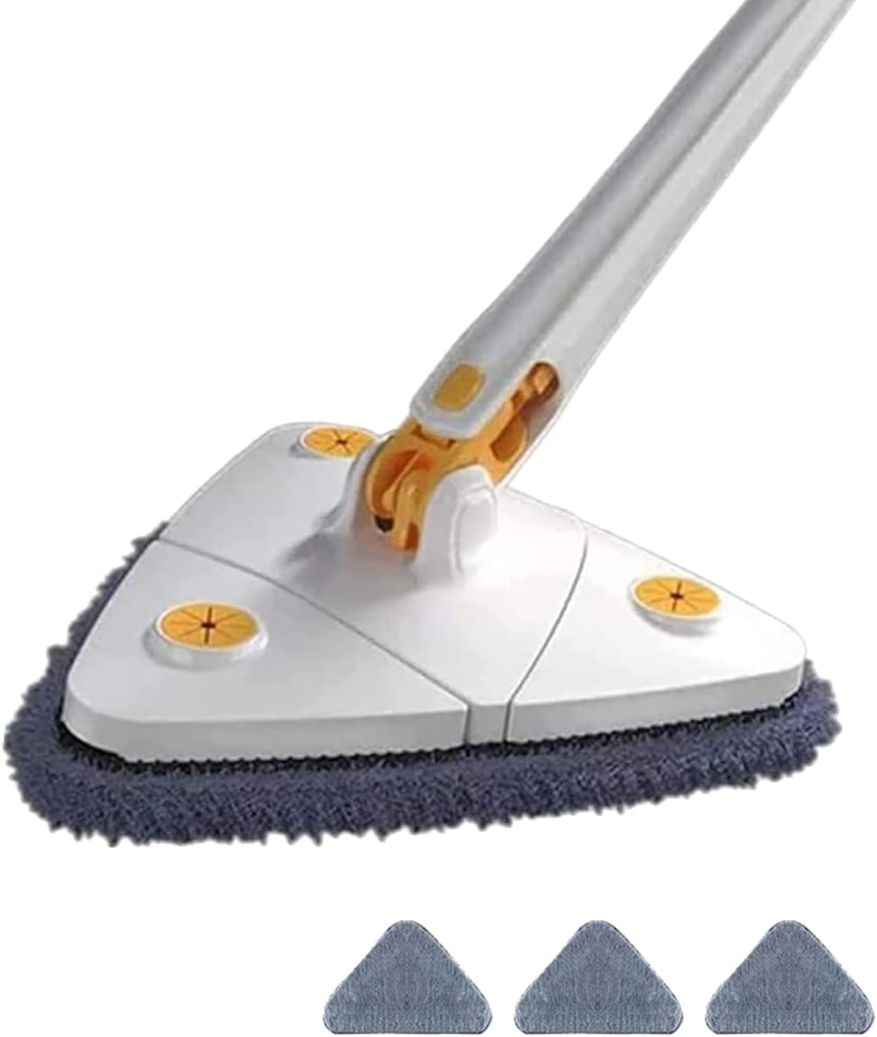 Upattend Triangle Mop, 360° Rotatable Adjustable Cleaning Mop, Wet and ...