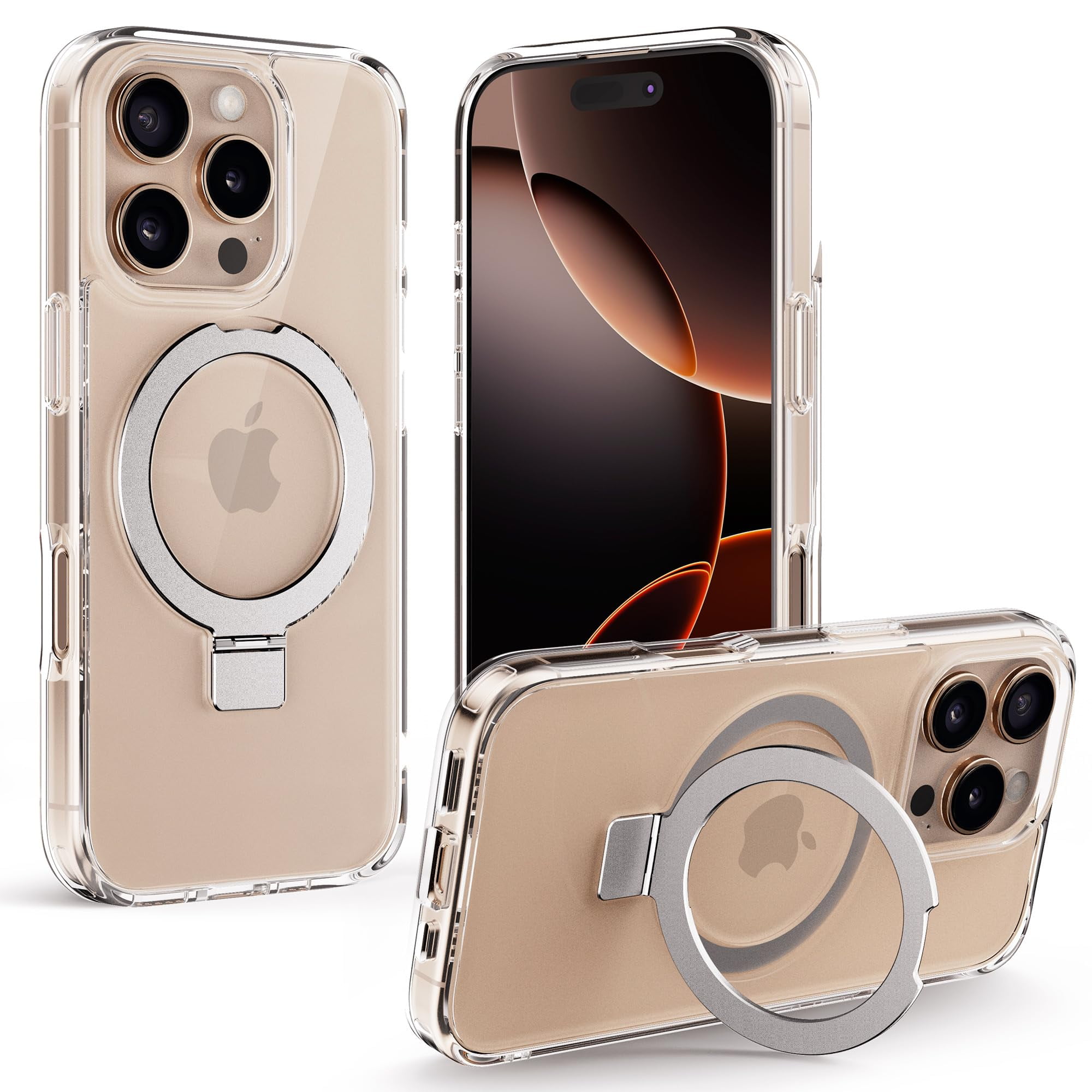 Upcommon Flex Stand Magnetic Case for [ iPhone 16 Pro ] Built-in Kickstand, MagSafe Compatible ...