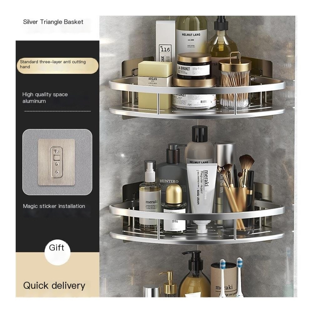 Update Adhesive Shower Storage Box Bathroom Storage, Shower Storage Box ...