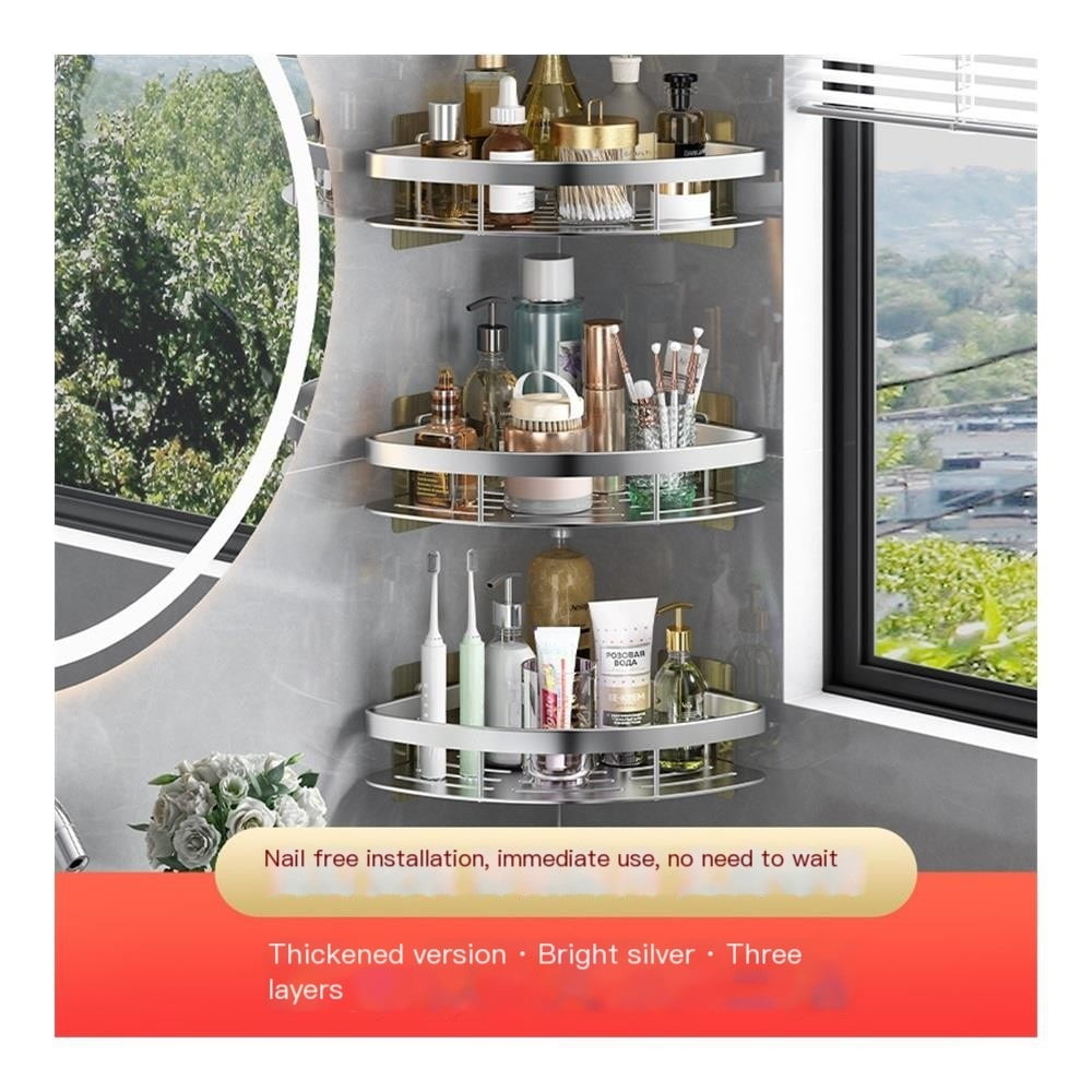 Update Adhesive Shower Storage Box Bathroom Storage, Shower Storage Box ...