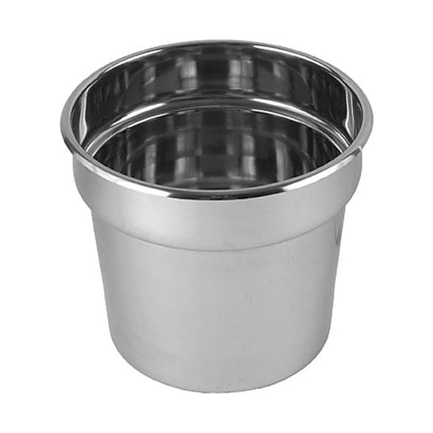 Update International 7 Qt. Inset Pan 8 1/4" H x 9 5/16" Dia Silver (IS ...