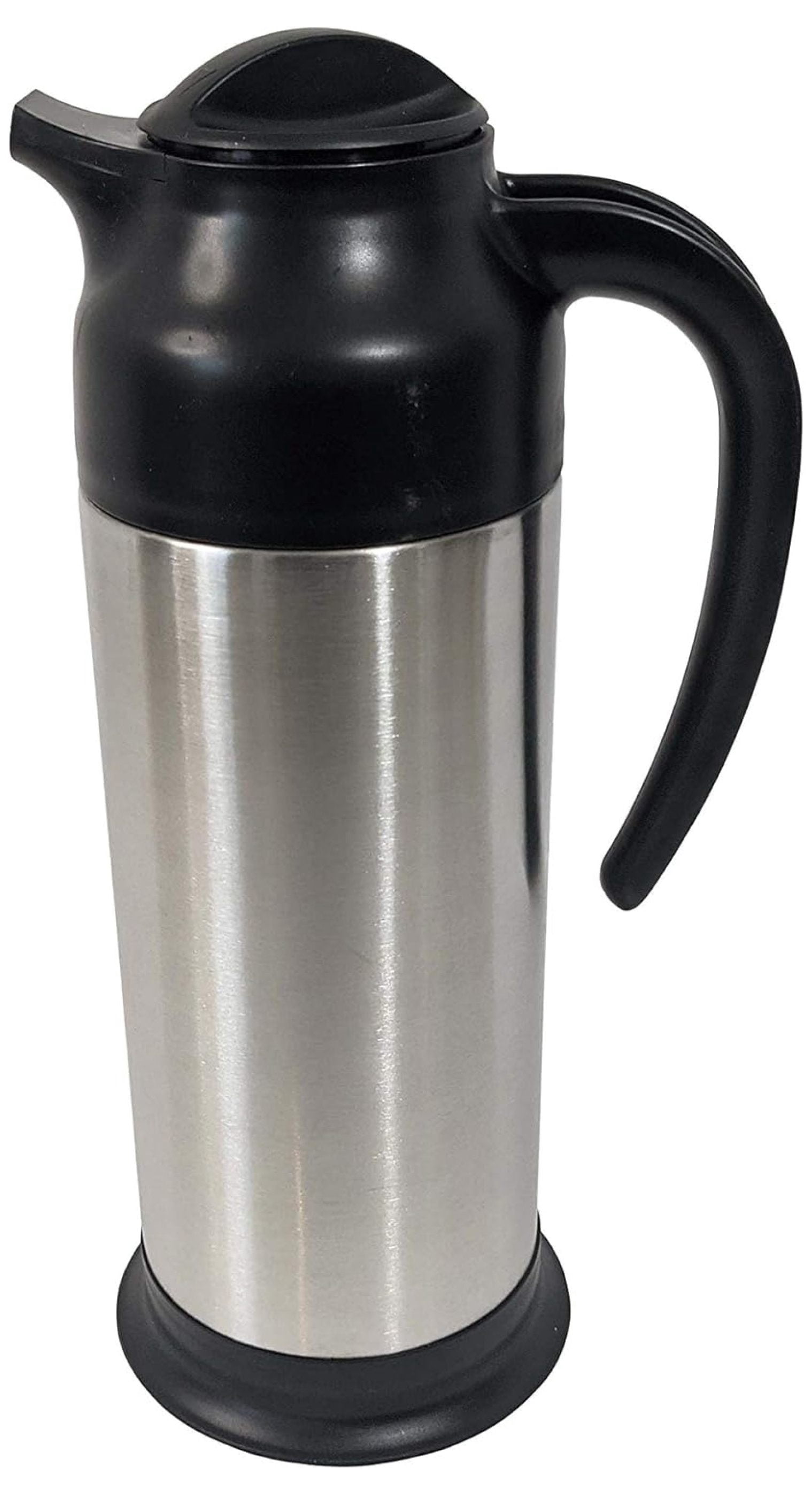 Update International (-70) 24 Oz Black and Stainless Cream Server,Clear ...