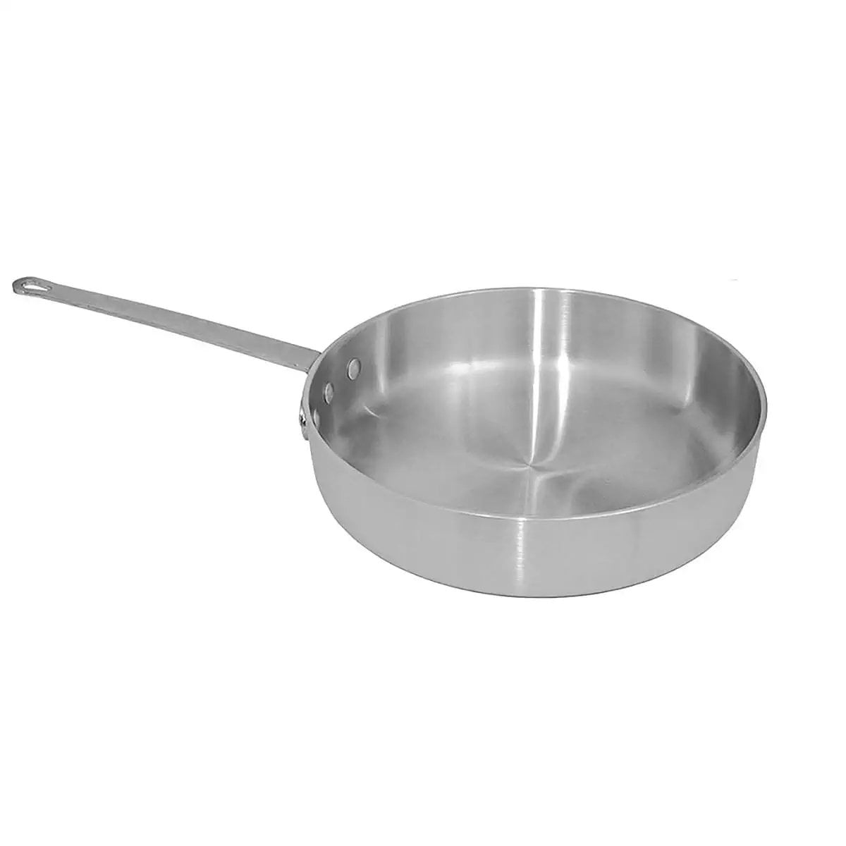Update International ASAU-7 Aluminum Saute Pans, Silver - 14-Inch ...