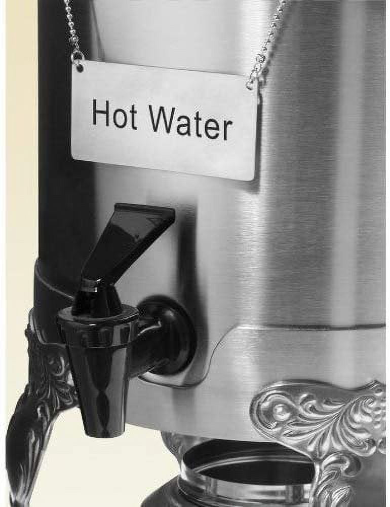 Update International CS-HWT Coffee Chafer Name Plate "Hot Water", Set ...