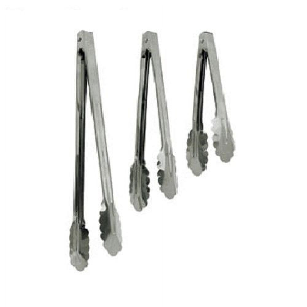 Update International Stainless Steel Spring Tong with Locking Ring ...