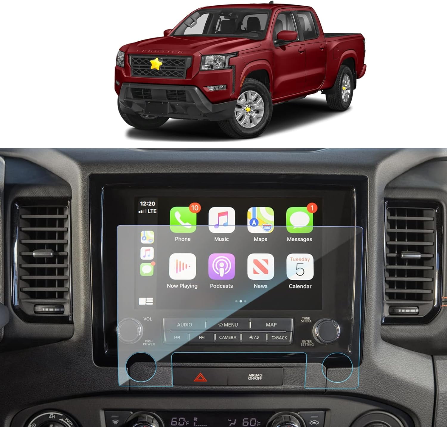 (Update) for 2022 2023 Nissan Frontier Screen Protector 2022 2023 ...