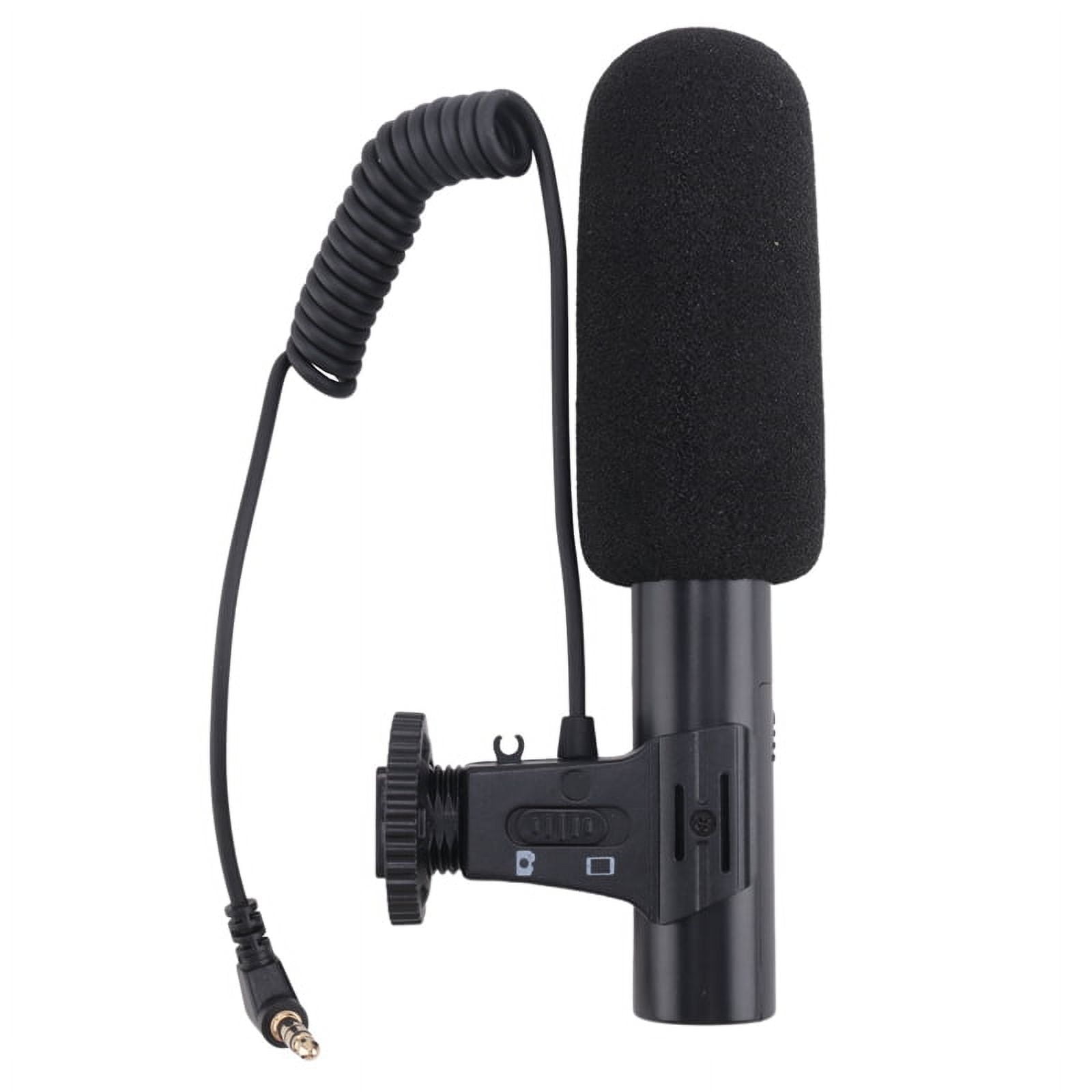 Updated 3.5mm HD Video Recording Microphone Smart Noise Reduction ...