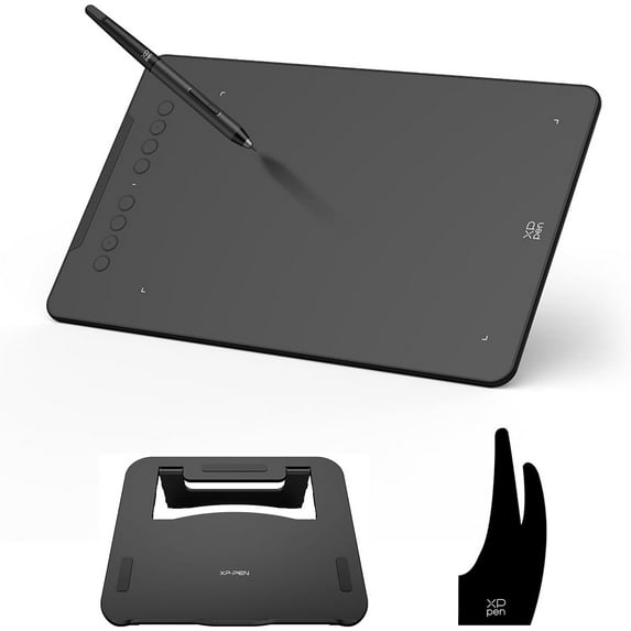 Updated Deco 01 V3 Drawing Tablet-16384 Levels of Pressure Battery-Free ...