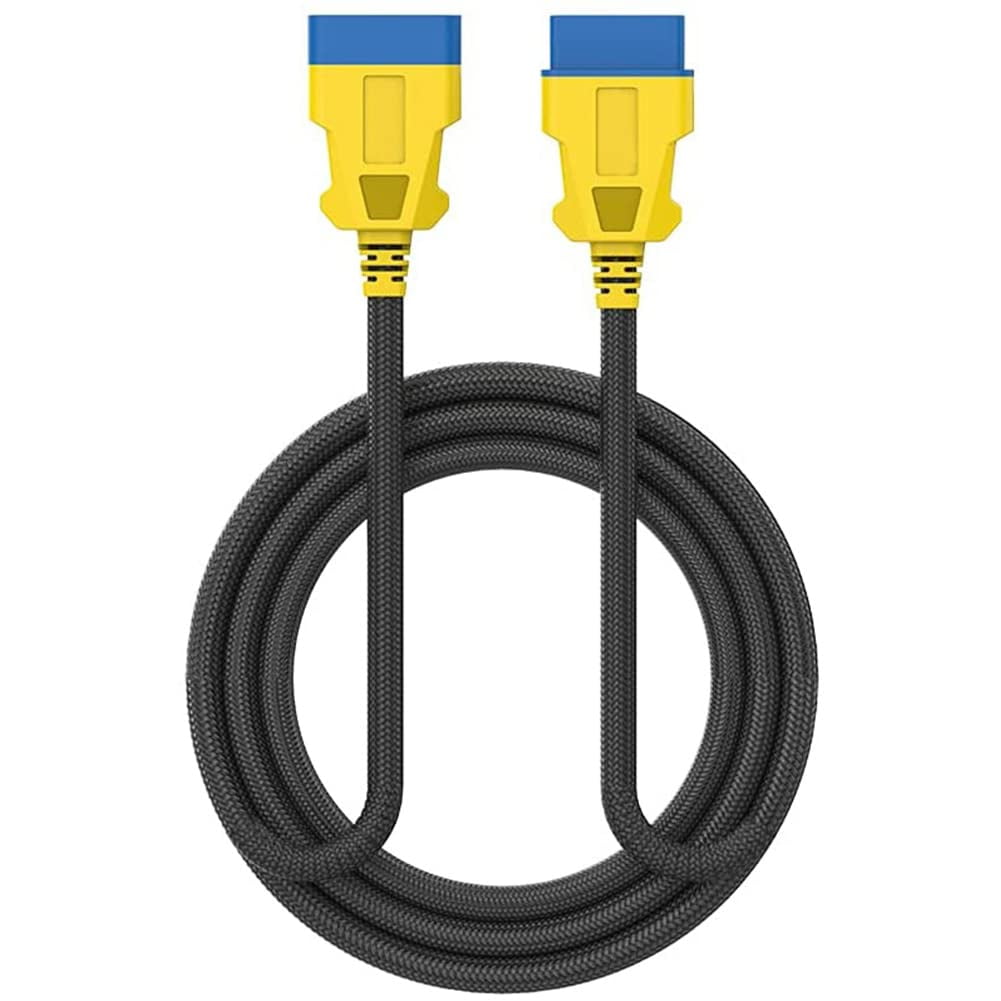 Updated OBD2 Extension Cable Reinforced Nylon ODB2 Extension Cable Anti ...