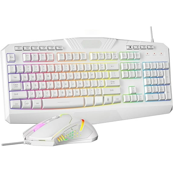 Updated Programmable Gaming Keyboard and Mouse, Keyboard Mouse with ...
