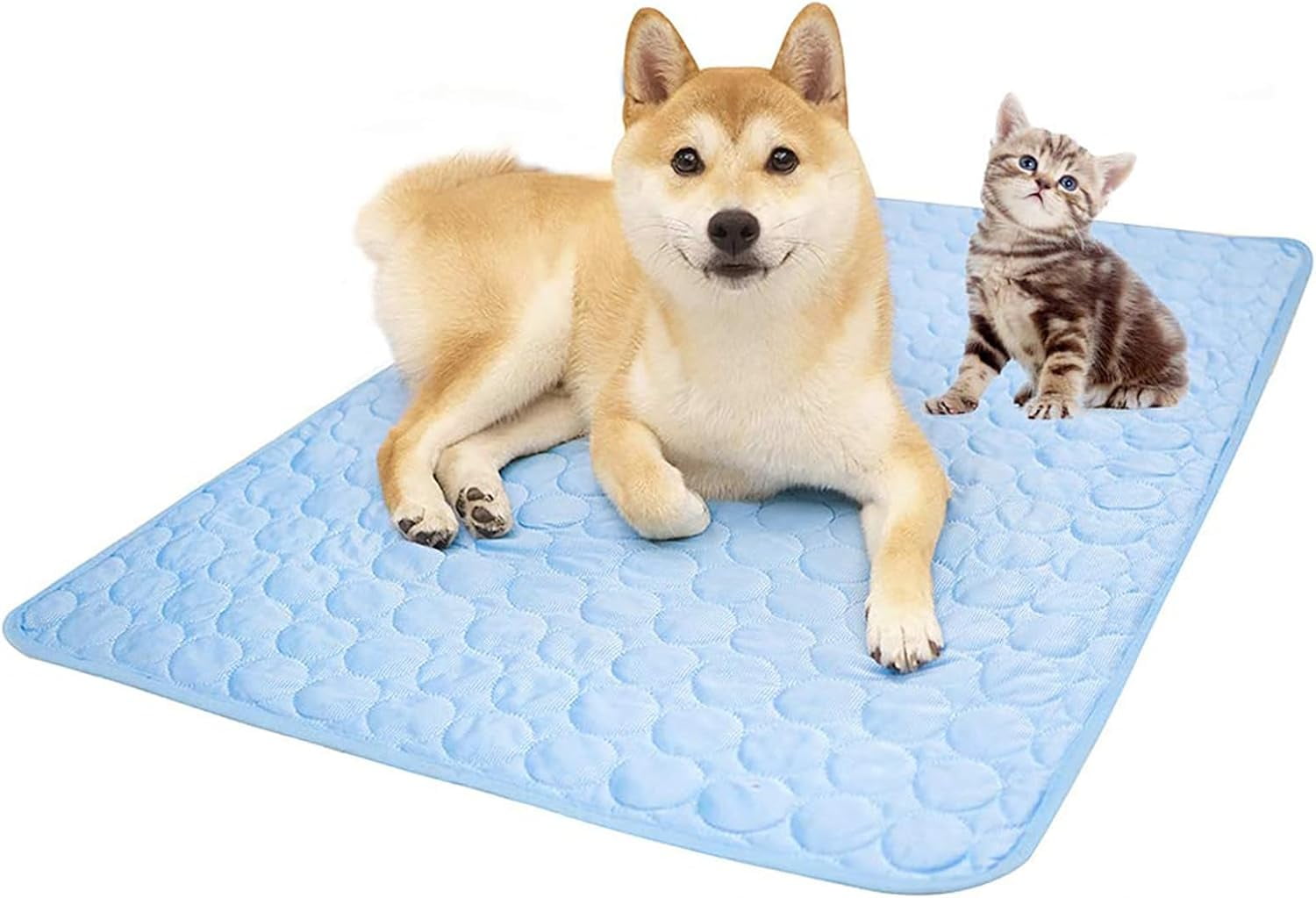 Updated Self-Cooling Pat for Dogs & Cats,Cooling Dog Pad for Bed ...