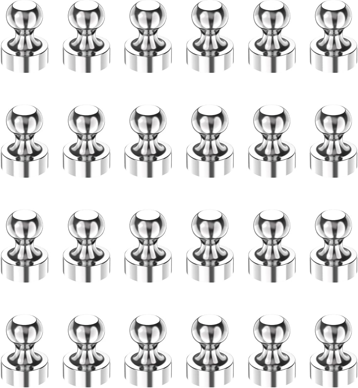 Updated Strong Magnetic Metal Push Pins, Fridge Magnets Push Pins for ...