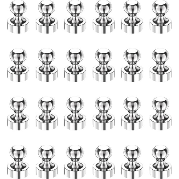 Updated Strong Magnetic Metal Push Pins, Fridge Magnets Push Pins for ...