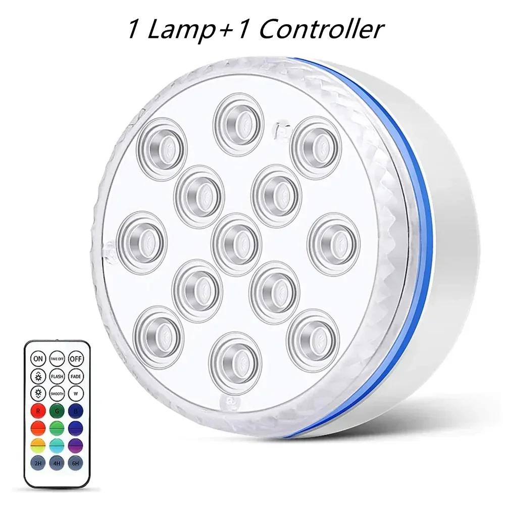 Updated Submersible 13LED Underwater Light with Remote Control ...
