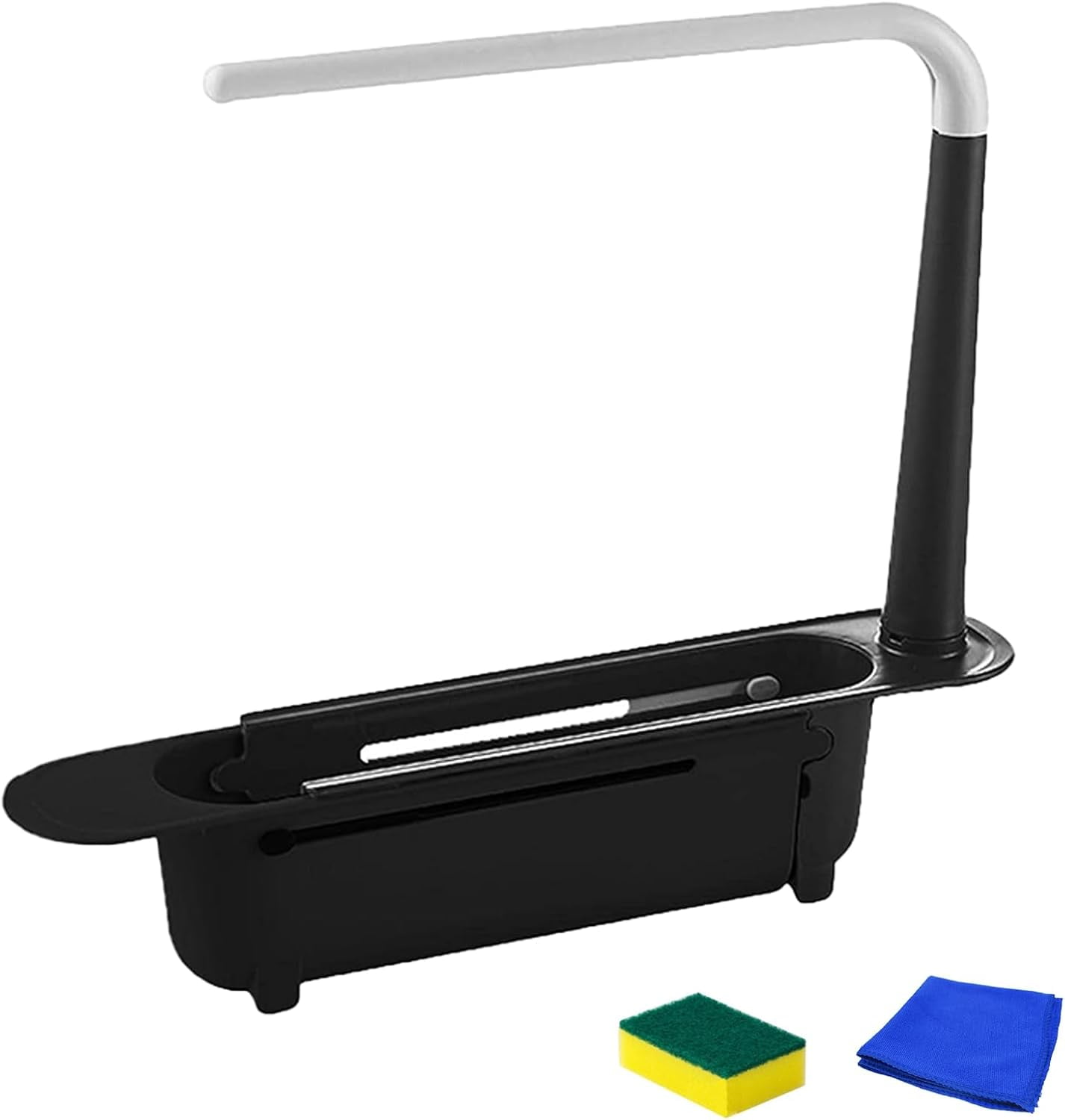 Updated Telescopic Sink Storage Rack, 2-in-1 Multi-Functional Sink ...