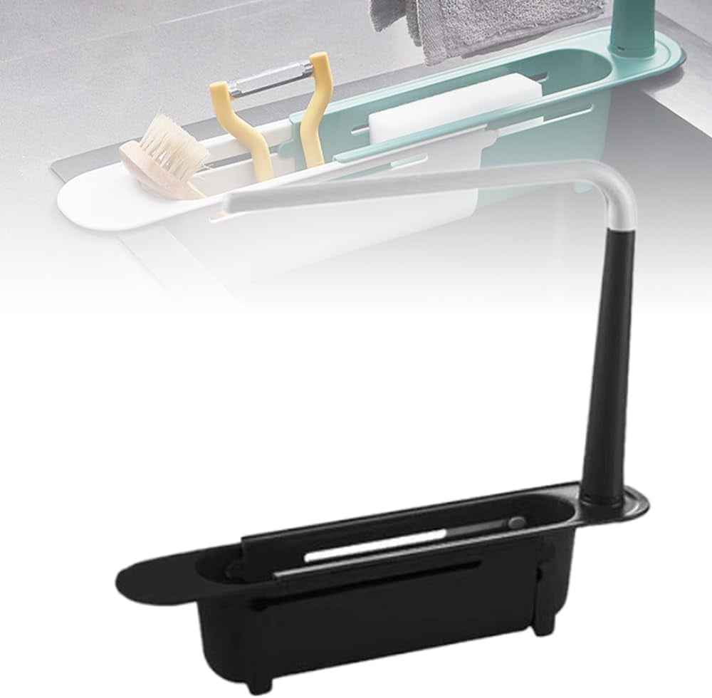 Updated Telescopic Sink Storage Rack, 2025 New Telescopic Sink Storage ...