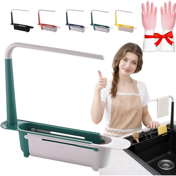 Updated Telescopic Sink Storage Rack for Kitchen Sink, 2026 New ...