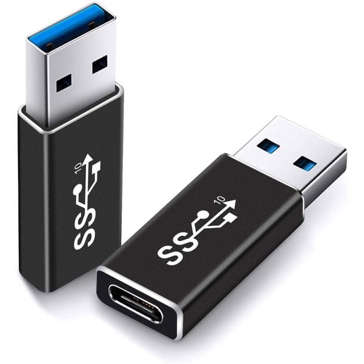 Updated USB 3.1 GEN 2 Male to Type-C Female Adapter (2 Pack), Support ...