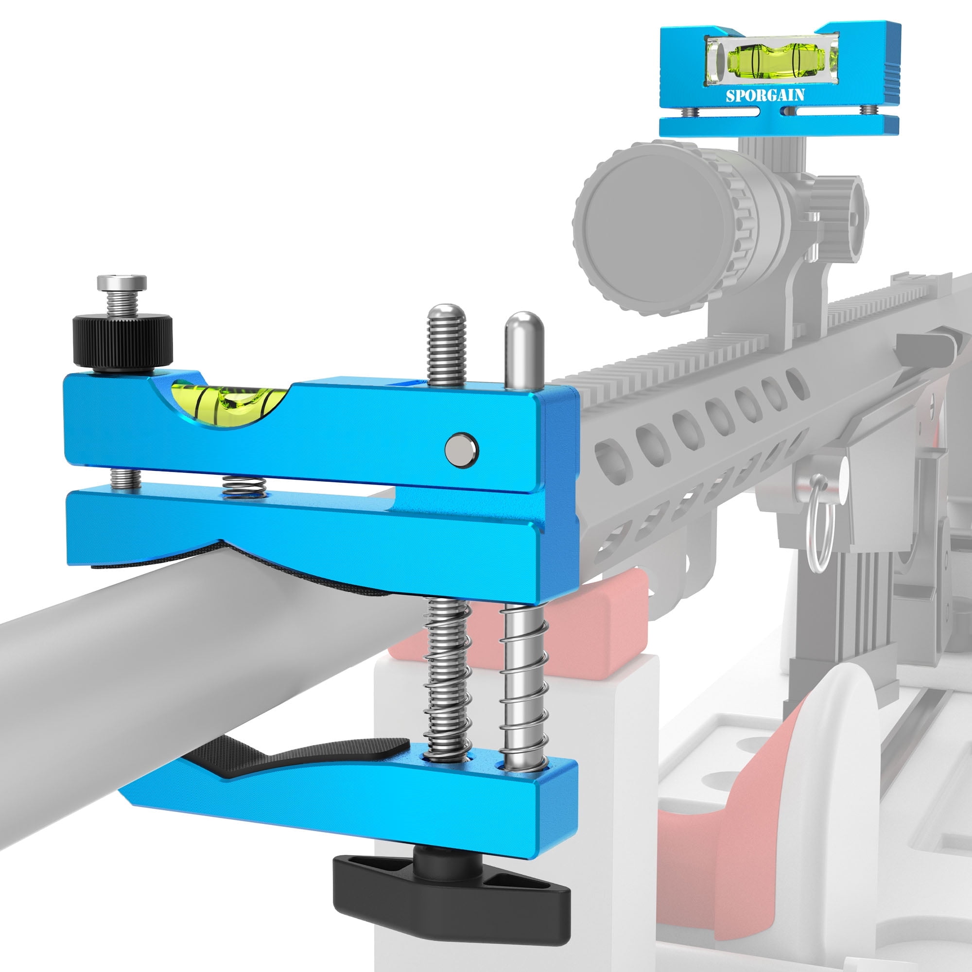 SporGain Universal Heavy-Duty Aluminum Scope Leveling Kit & Mounting ...