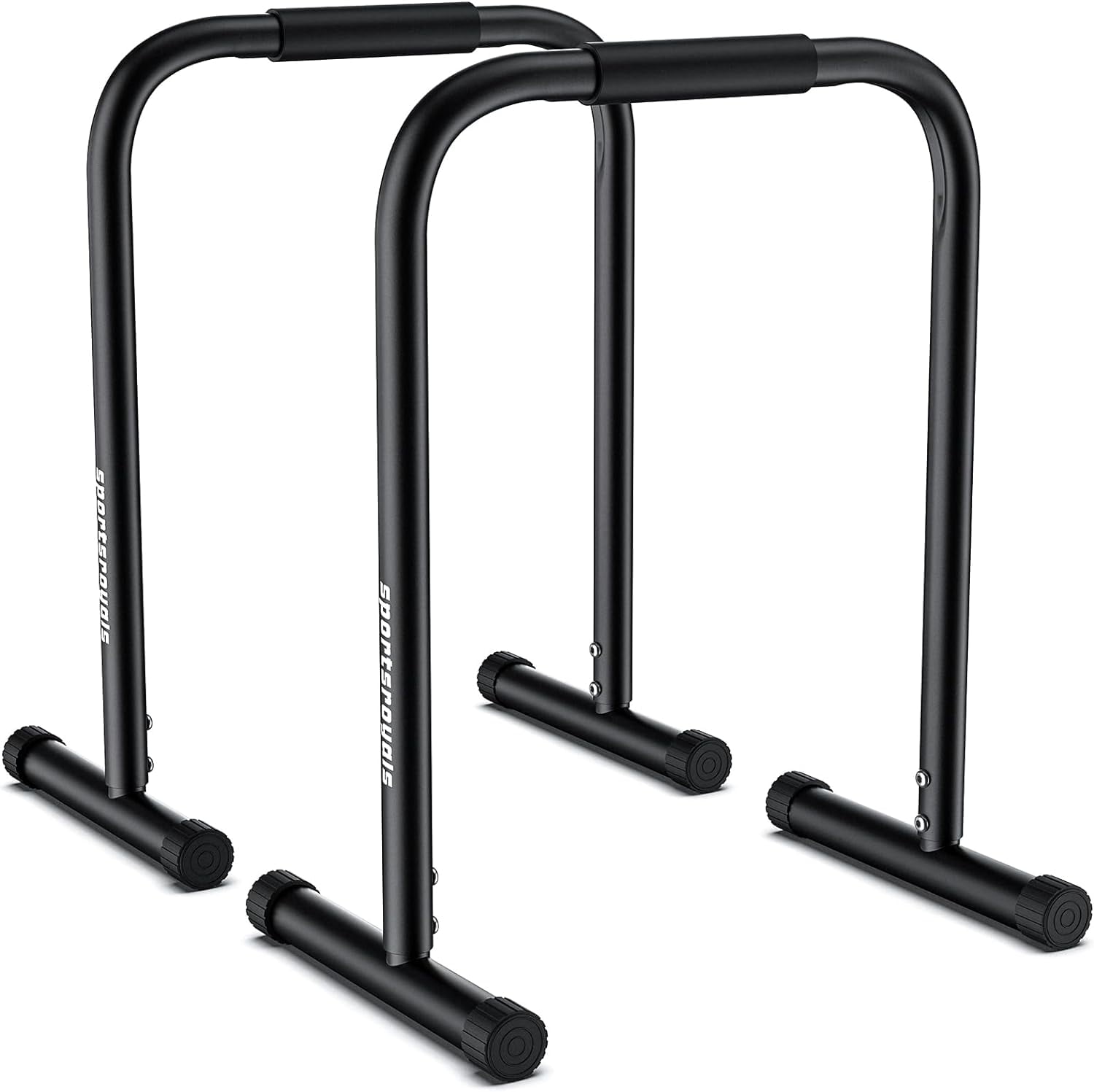 Sportsroyals Dip Station FreeStanding, Adjustable Heavy-Duty Gym Stand ...
