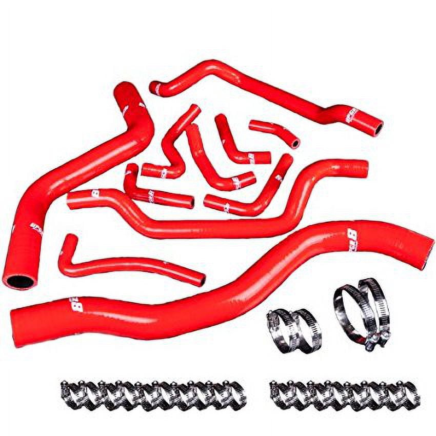 Upgr8 U8914-9 High Performance 4-ply Red Radiator&heater Silicone Hose ...
