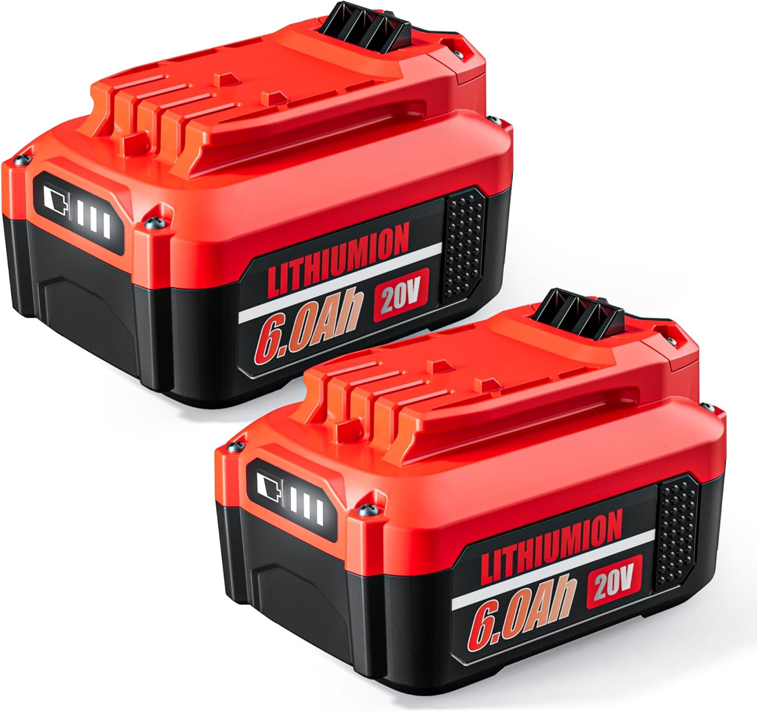 【Upgrade】2Pack 20V 6.0Ah Replacement Battery for Craftsman 20V Battery ...