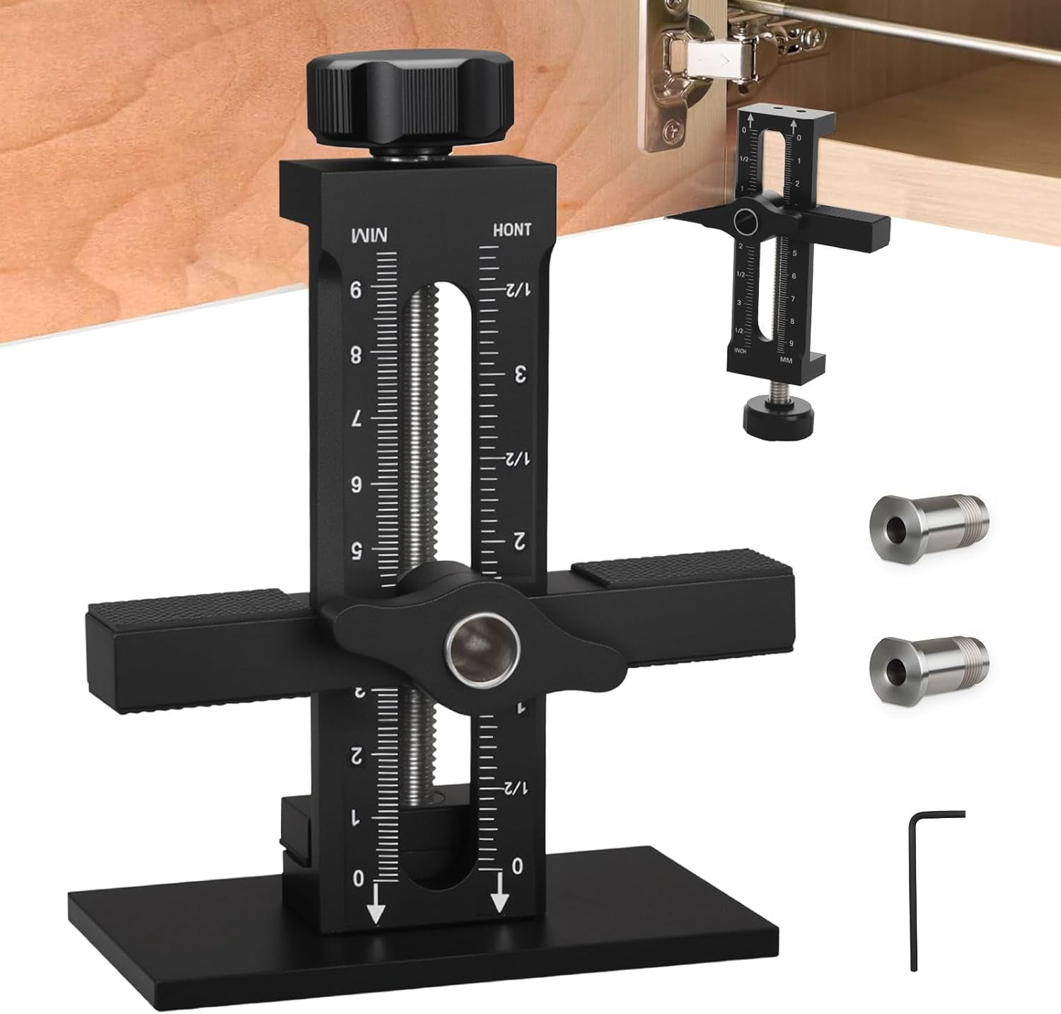 Upgrade 3 in 1 Cabinet Door Mounting Jig, Adjustable Cabinet Door ...